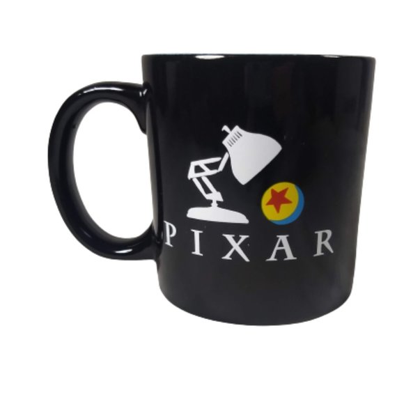 Disney | Kitchen | Disney Pixar Coffee Tea Mug 2 Oz Black With Lamp ...